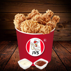 Hot & Crispy Leg Buckets (8 Pieces) With 2 Mayo Dip – JVS Fried Chicken